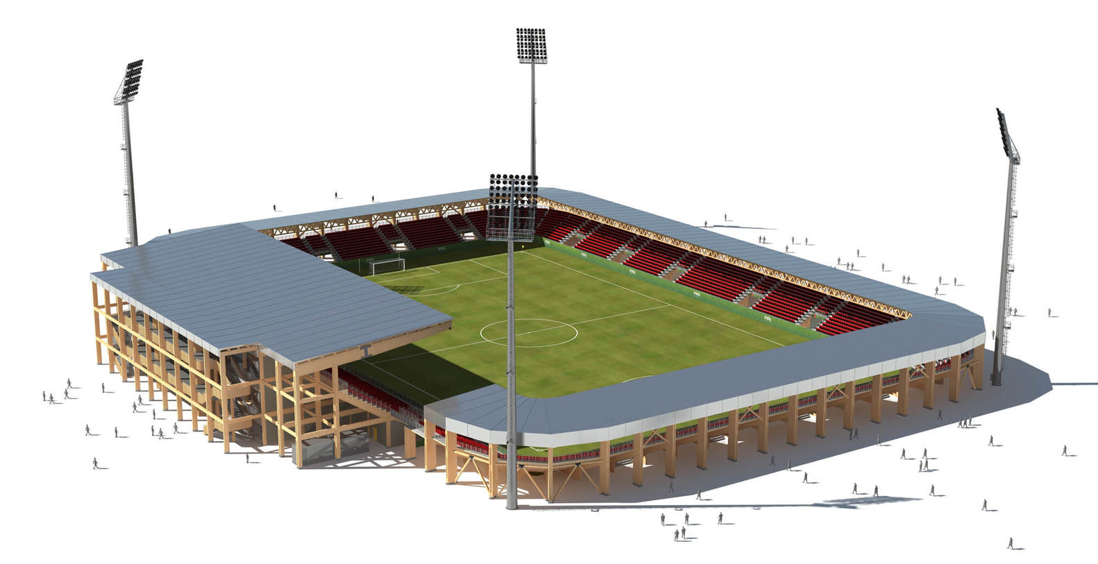 Stadio modulare in legno, il primo in Canada | CUENEWS